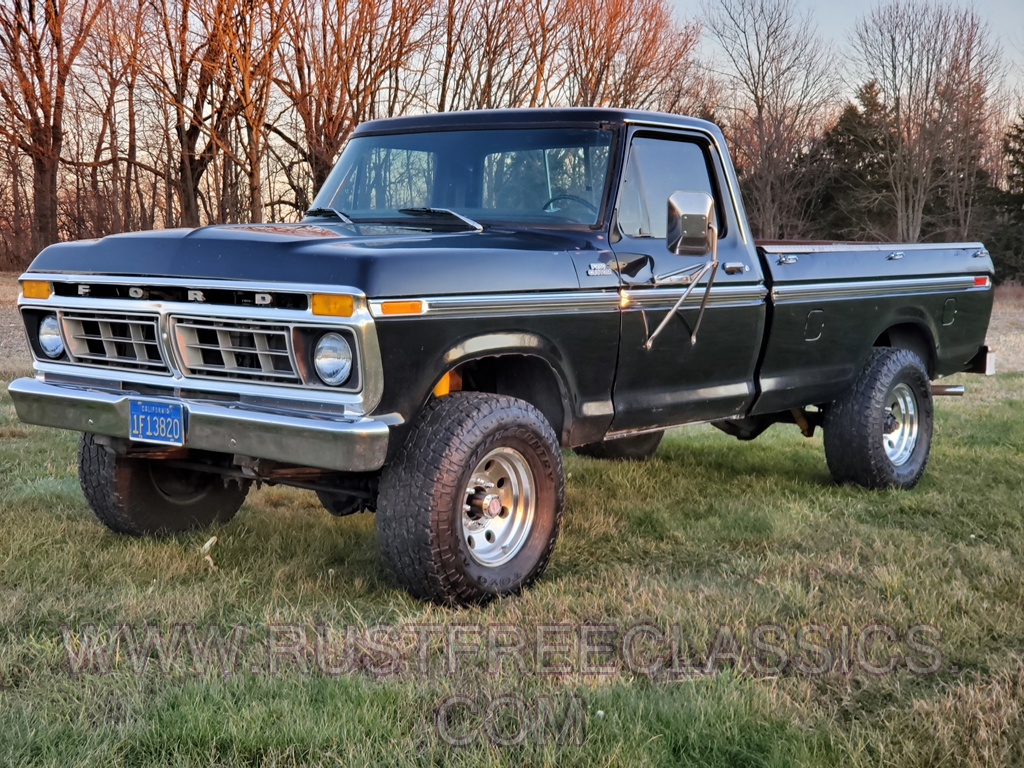 1977 F250 Custom 460 4speed 77 Black